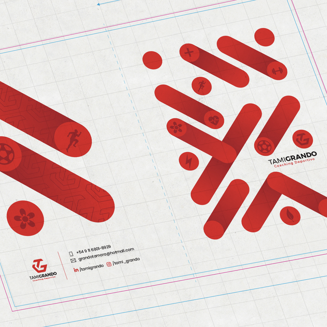 Diseño de Identidad: Logo, Tarjetas, Carpetas e Infografía. Tami Grando ...